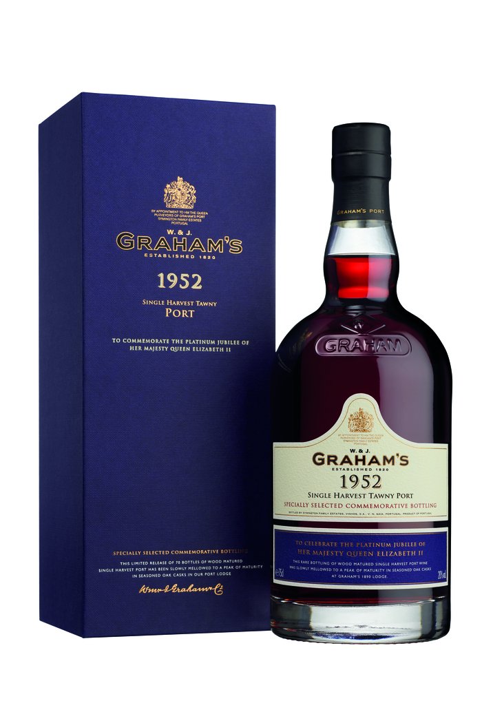 1952 Graham's Single Harvest Tawny, Queens Platinum Jubilee, Graham's ...
