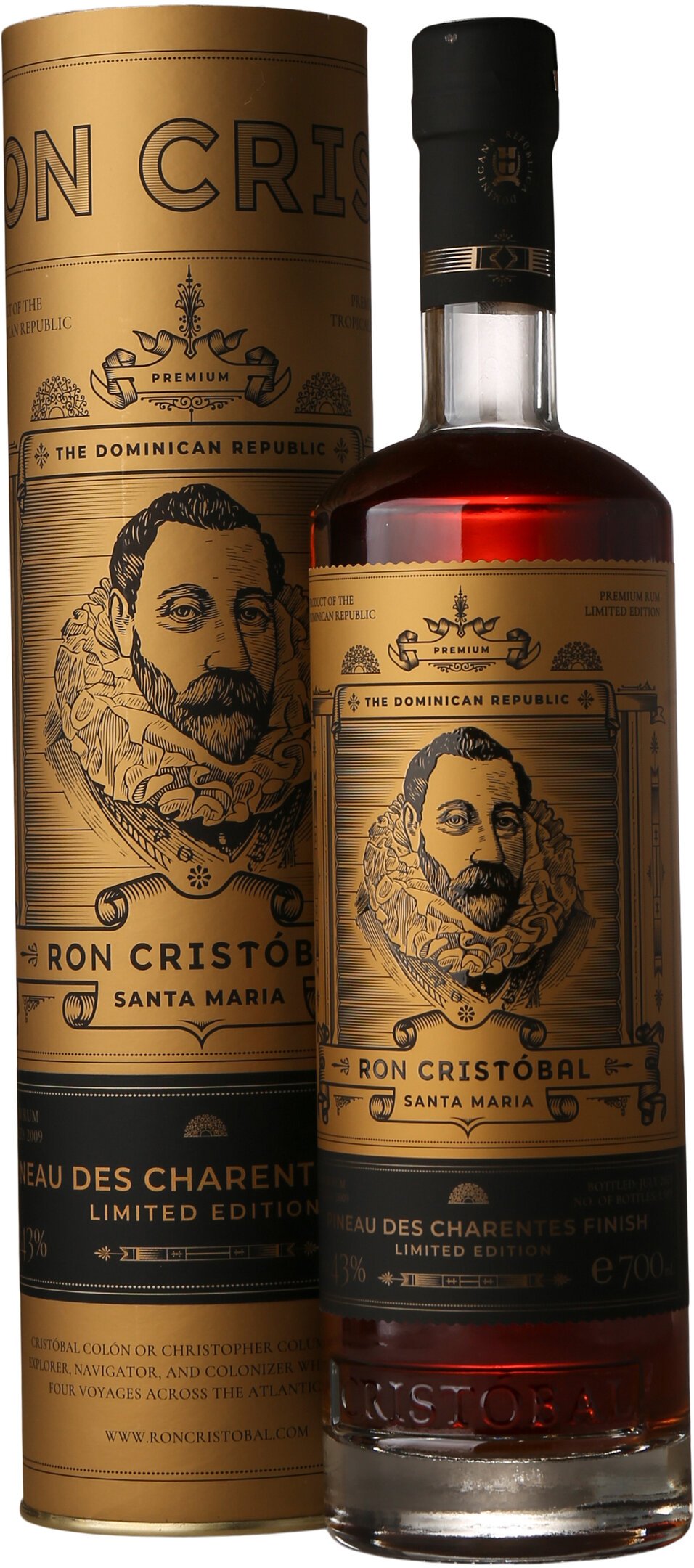 Ron Cristobal Santa Maria Ruby Port Cask Finish, 42% - Spiritus ...